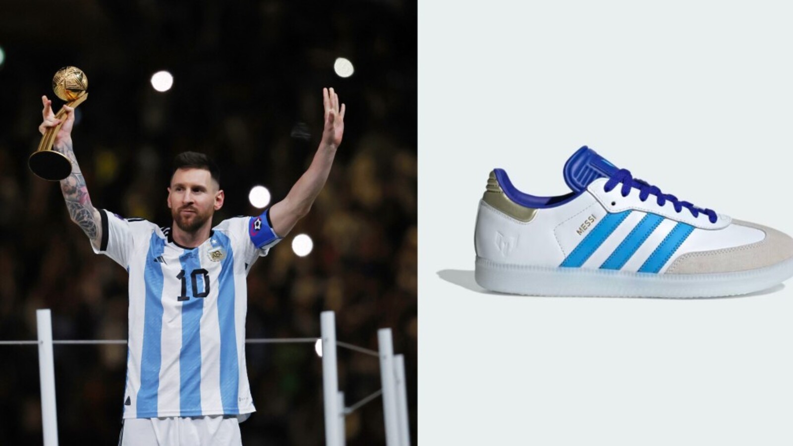 Lionel Messi's Argentina-Inspired Adidas Sambas Are Out Now | Yardbarker