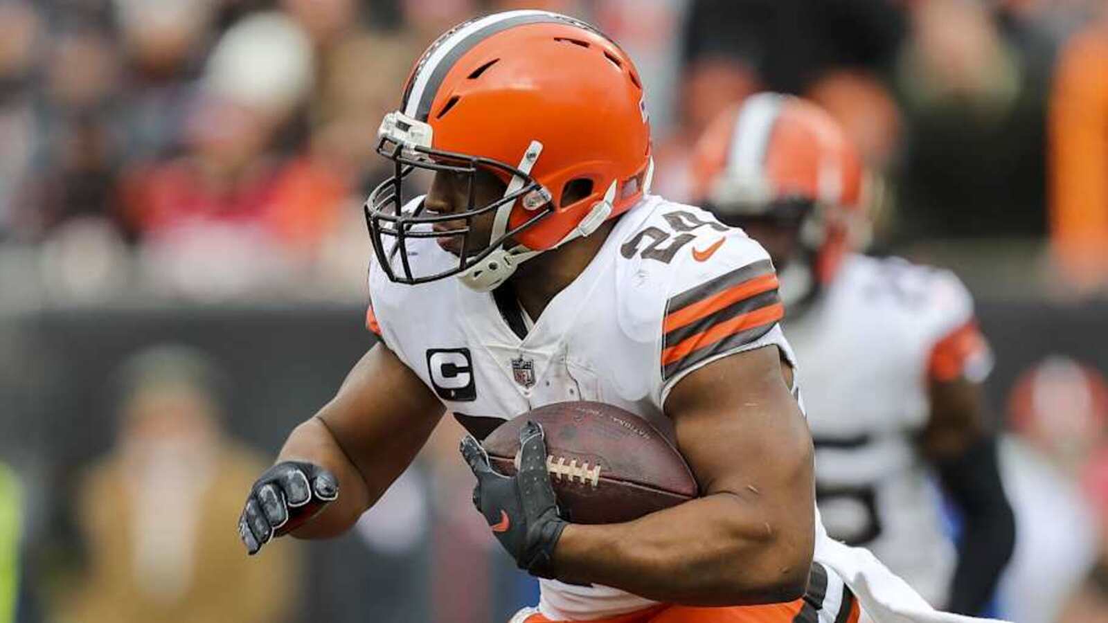 Cleveland Browns Competing With Rising NFC Team to Sign Nick Chubb ...
