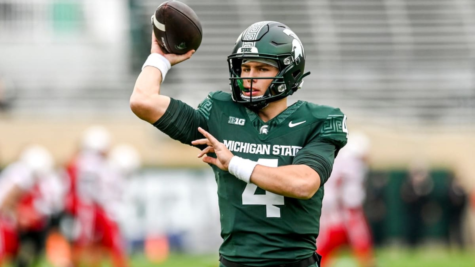 Report: Michigan State QB Sam Leavitt 'done' with Spartans after ...