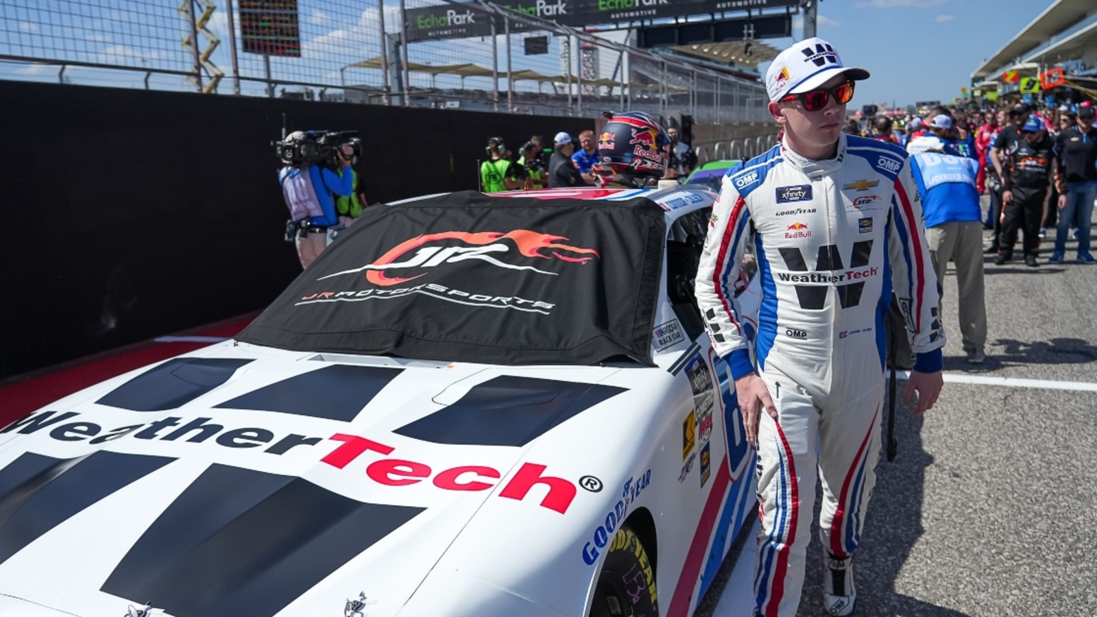 Denny Hamlin reacts to Connor Zilisch ‘aggressive moves’ at COTA, post ...