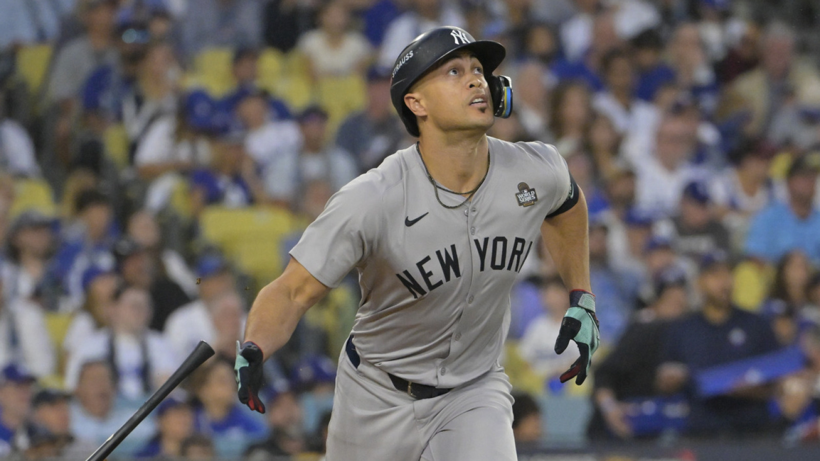 Watch: Yankees' Giancarlo Stanton hits monster HR in World Series | Yardbarker