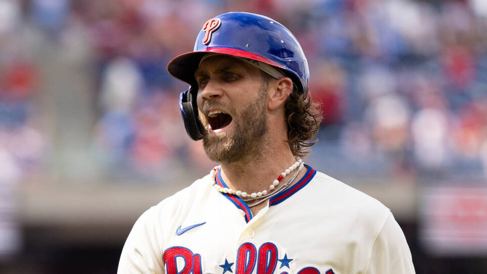 Phillies' Bryce Harper makes first career start at new position on ...