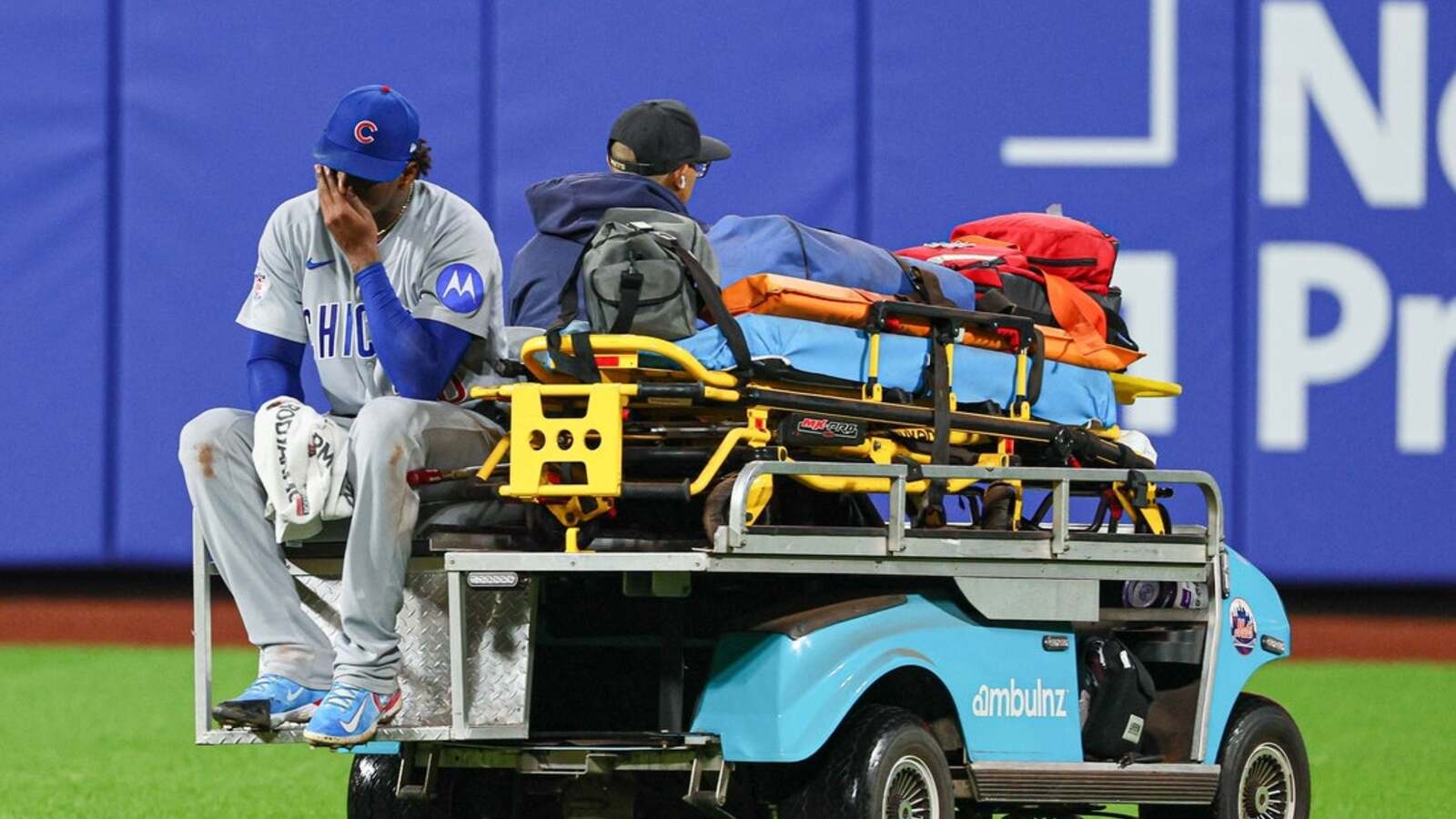 Cubs RHP Edward Cabrera carted off with apparent leg injury | Yardbarker
