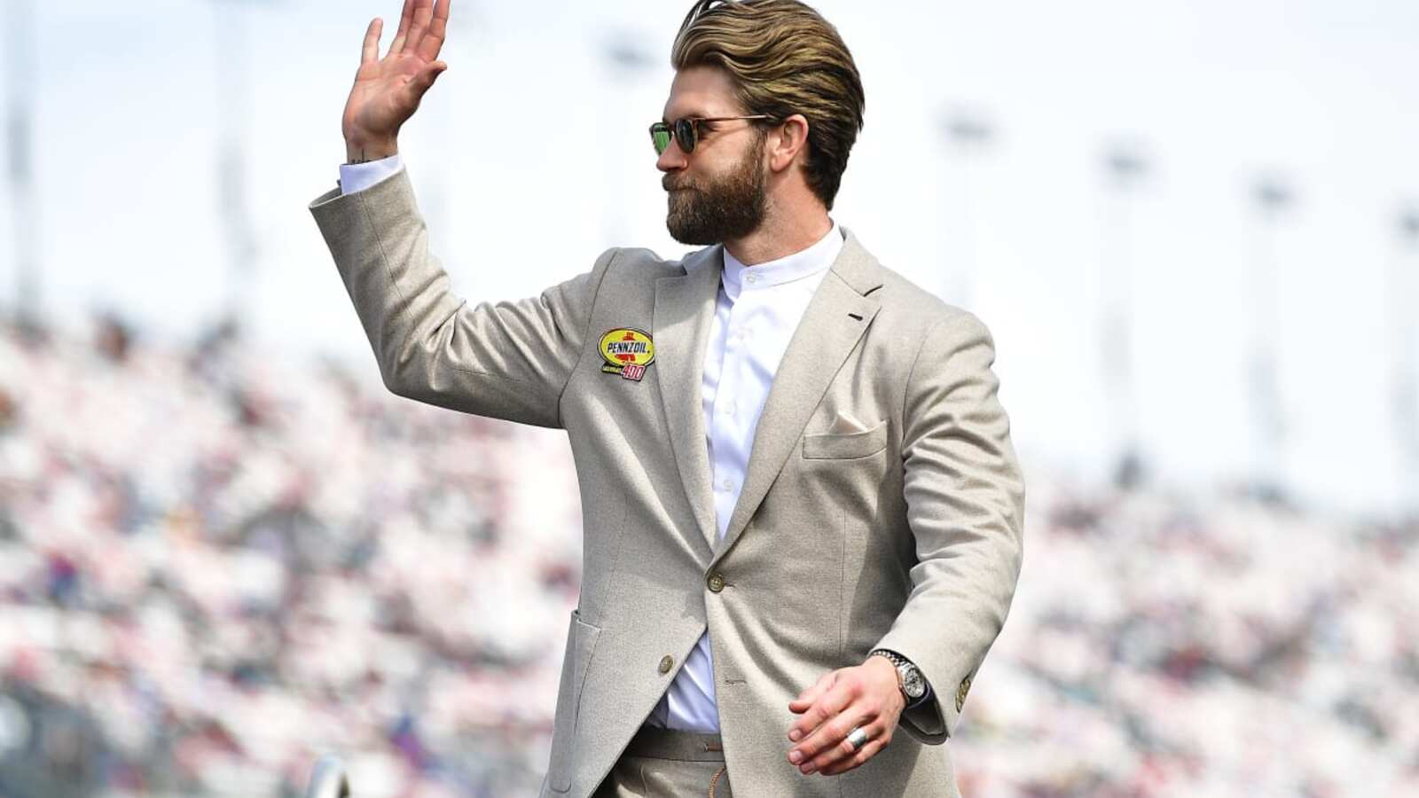 Phillies Star Bryce Harper Acts as Grand Marshal at NASCAR Race ...