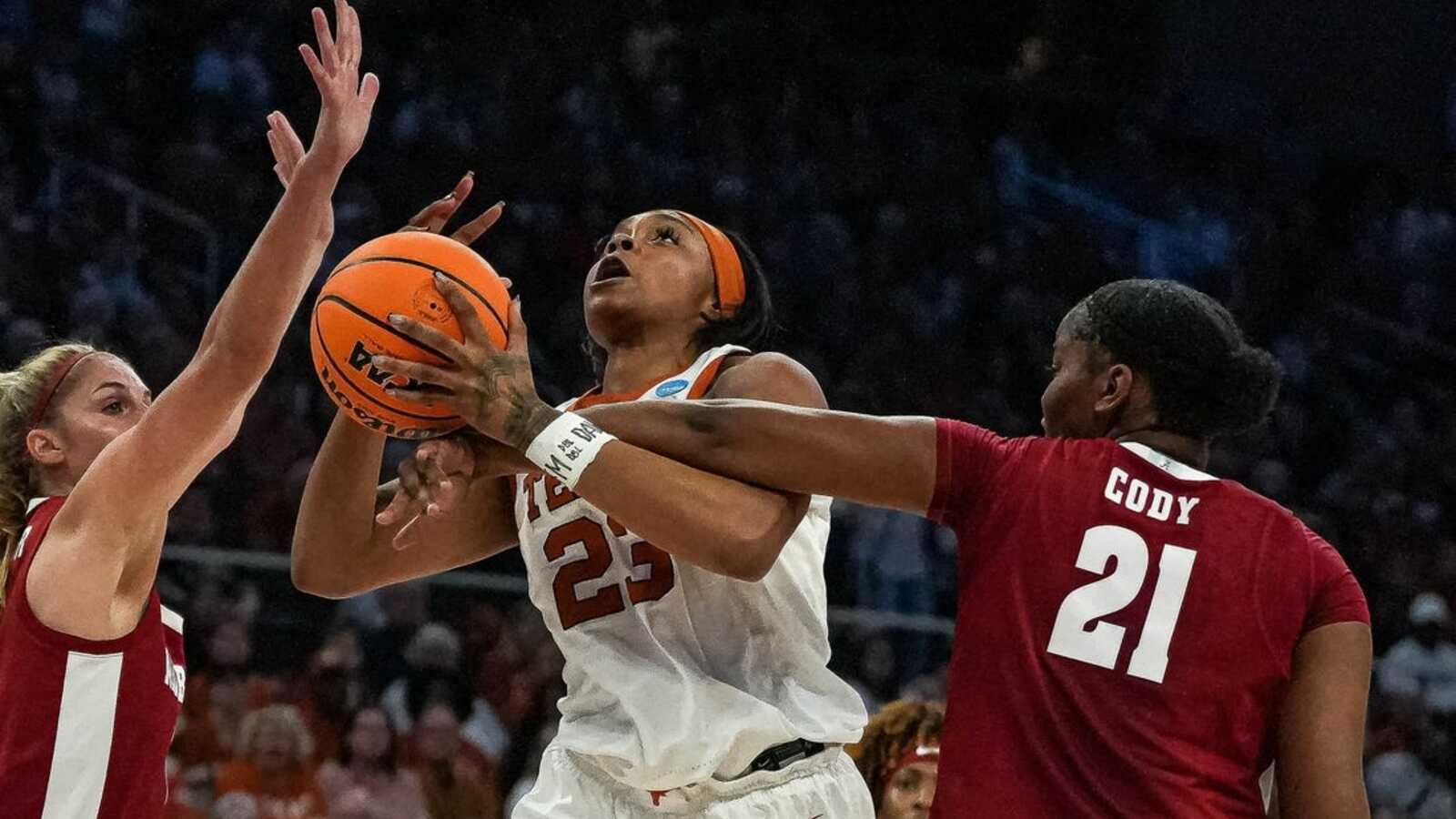 Aaliyah Moore, Madison Booker lead No. 1 Texas past Alabama | Yardbarker