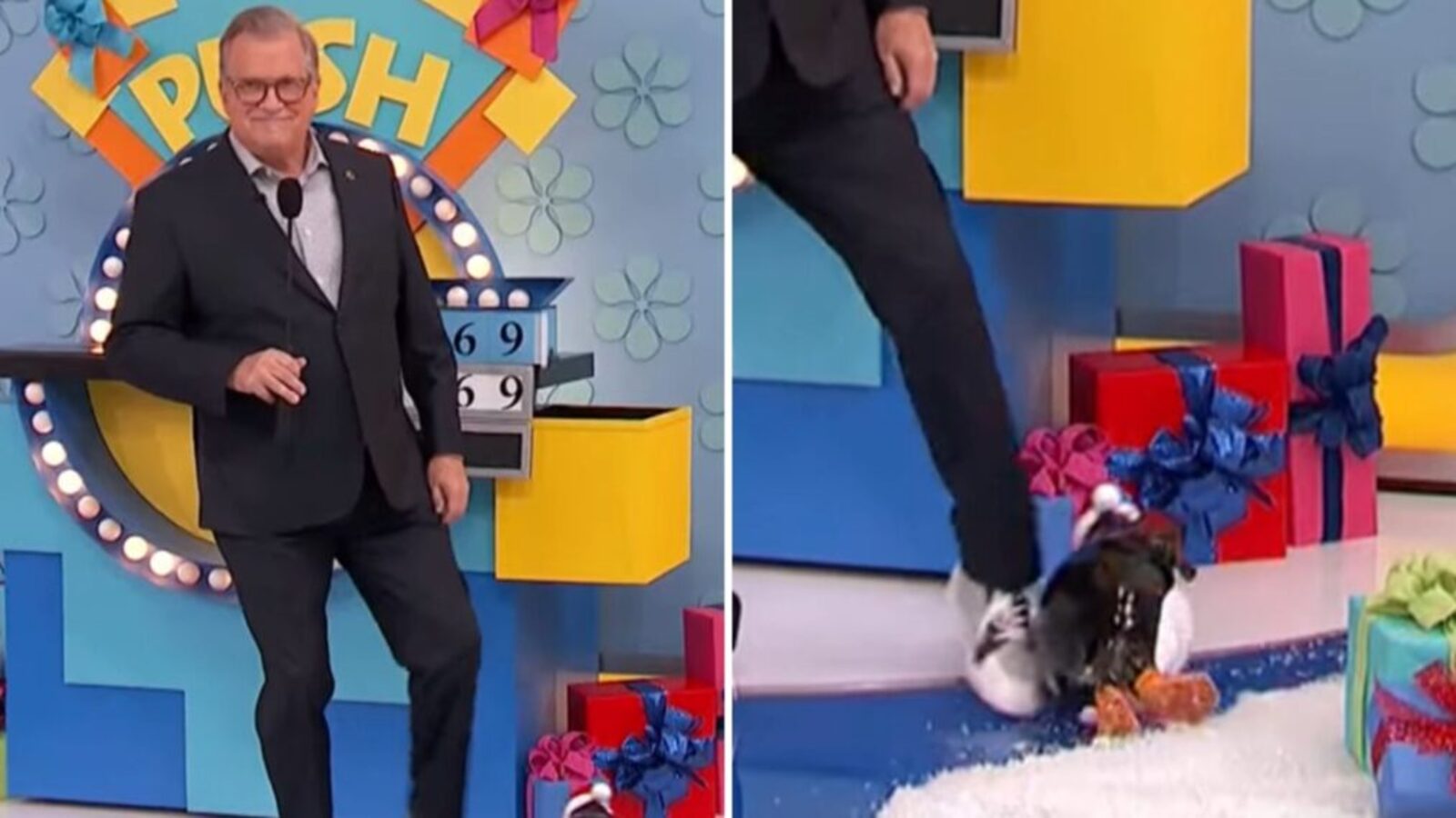 ‘The Price Is Right’: Drew Carey Kicks ‘Penguin’ After Show Mishap ...