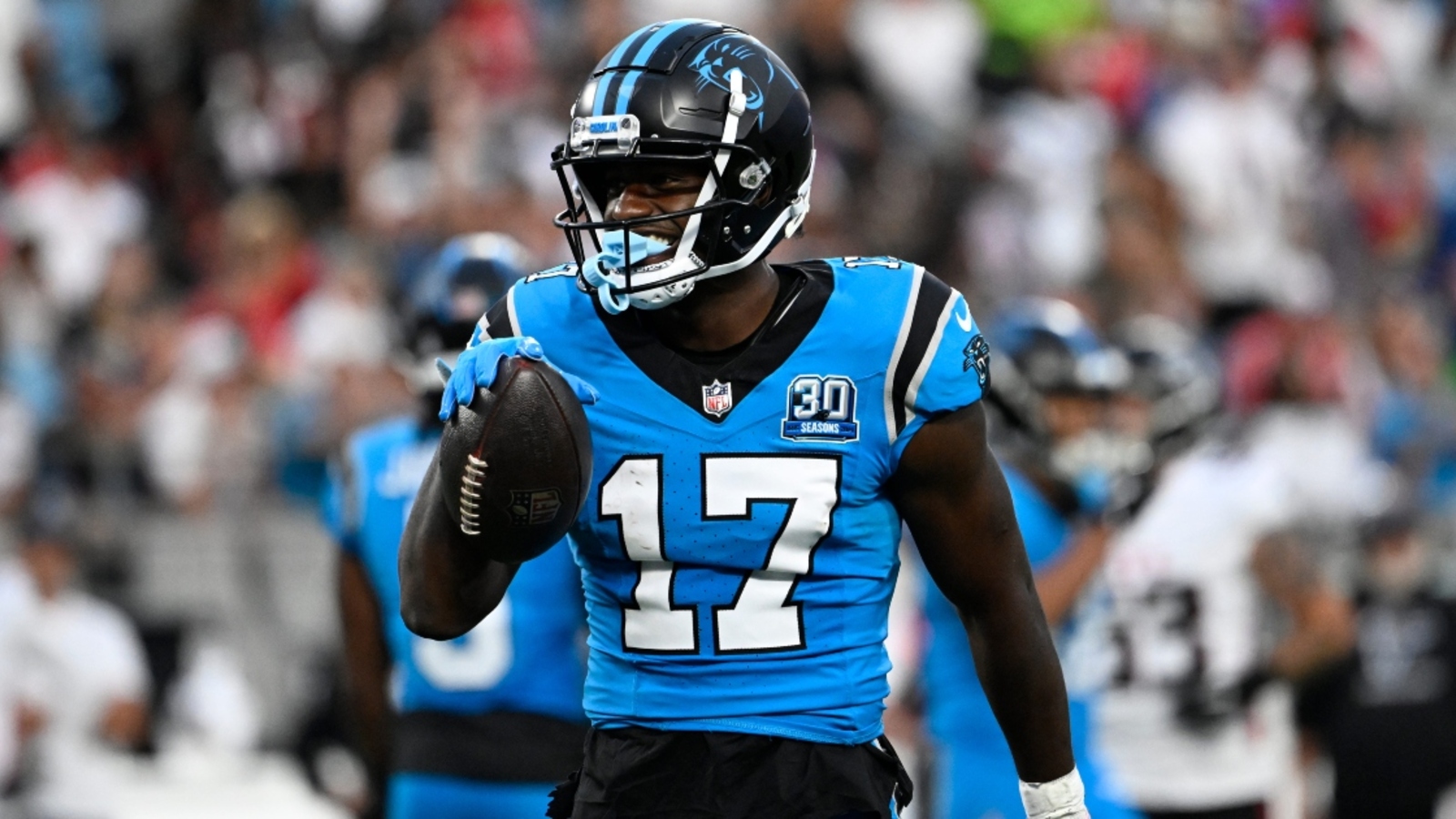 Xavier Legette brings raccoon meat for Panthers teammates, media ...