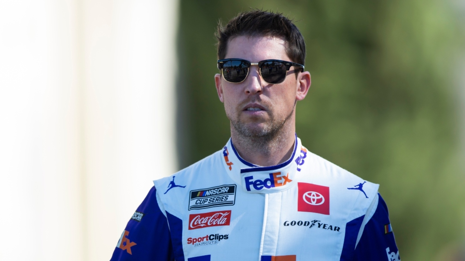 Denny Hamlin assesses Corey LaJoie wreck with Kyle Busch at Pocono, who ...