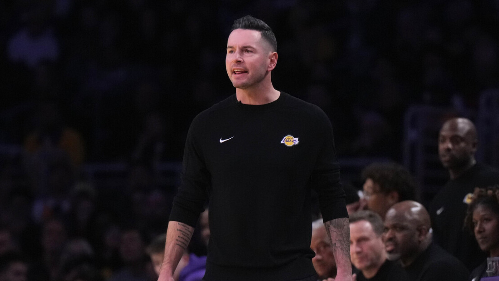 JJ Redick storms out of his news conference after Lakers' awful loss ...
