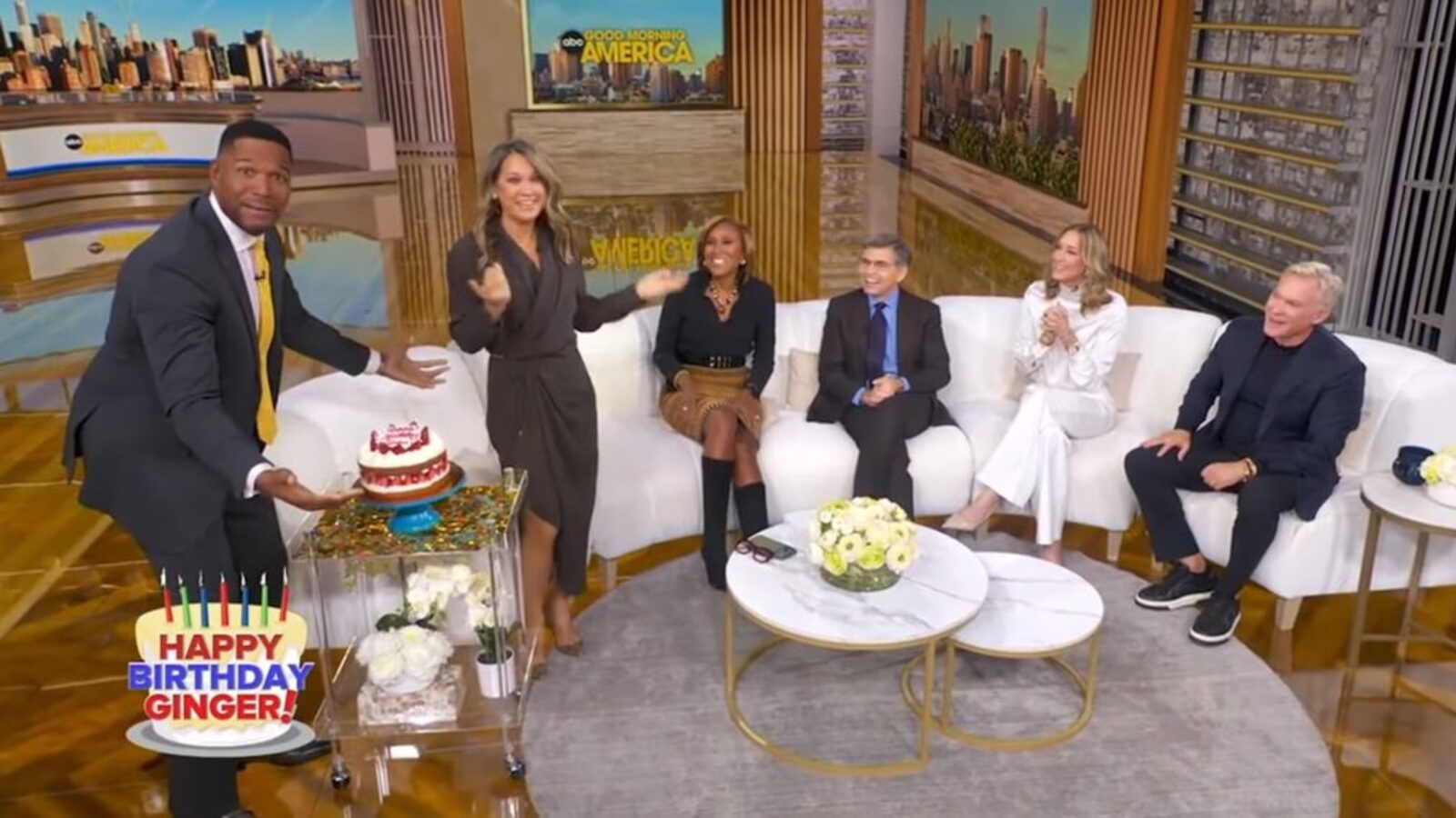 ‘GMA’: Ginger Zee Gets an On-Air Birthday Surprise From Her Cohosts ...