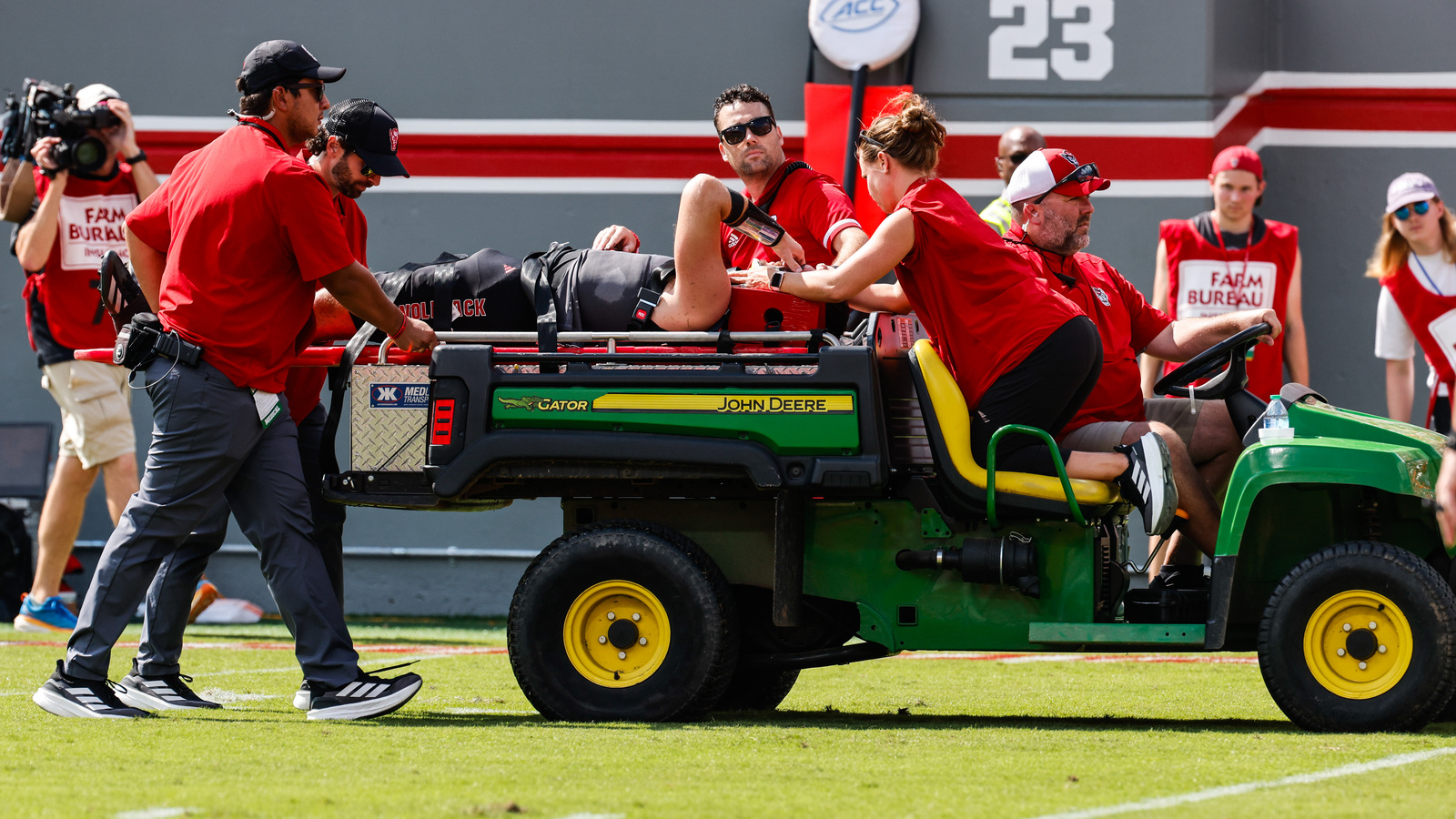NC State QB released from hospital following scary hit | Yardbarker