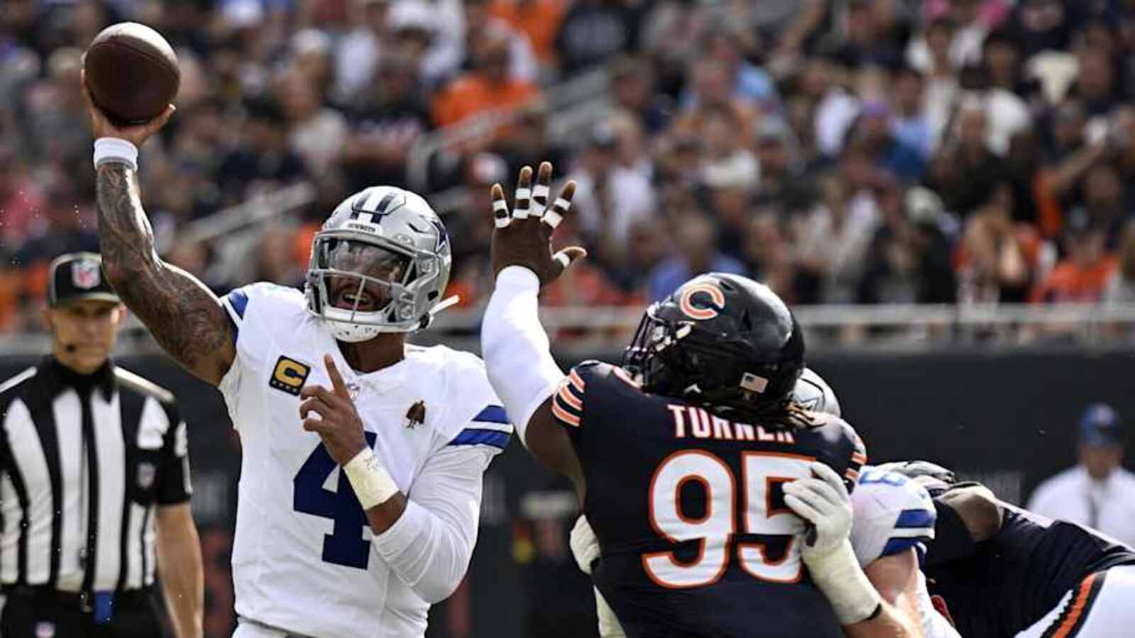 Bears may have caught a big break in middle of Week 3 game vs Cowboys ...