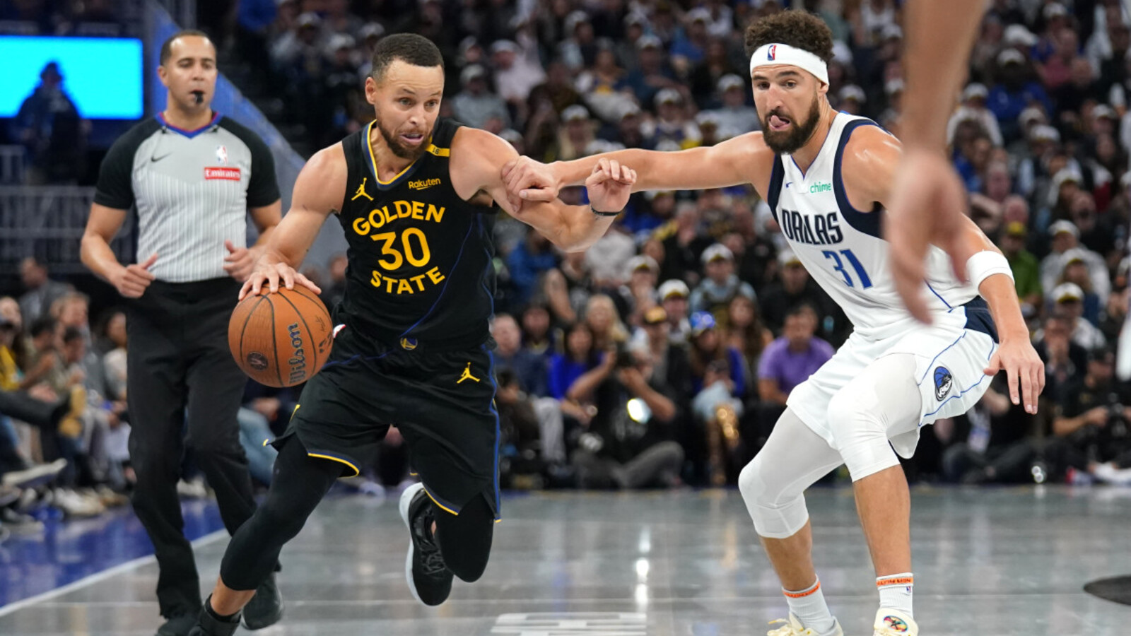 Stephen Curry Discusses Atmosphere In Klay Thompson's Return | Yardbarker