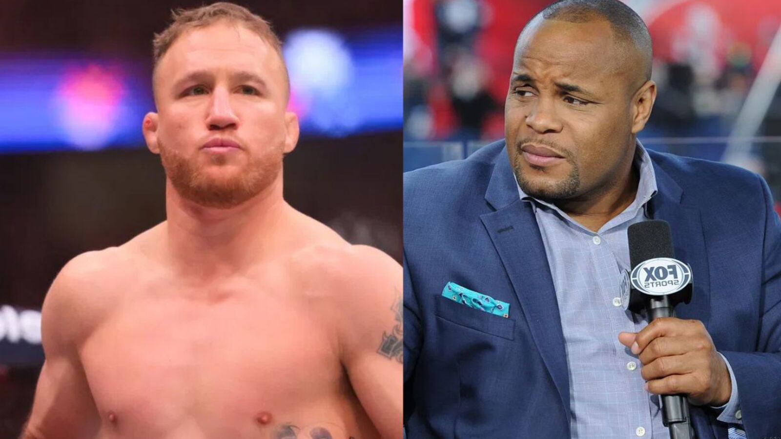 Justin Gaethje Confronts Daniel Cormier Face-to-Face for ‘Lying’ About ...