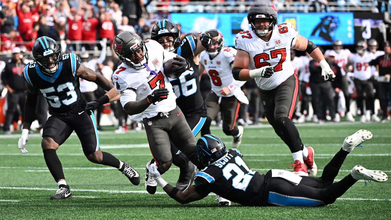 NFC Notes: Bucky Irving, Elijah Wilkinson, Buccaneers, Falcons ...