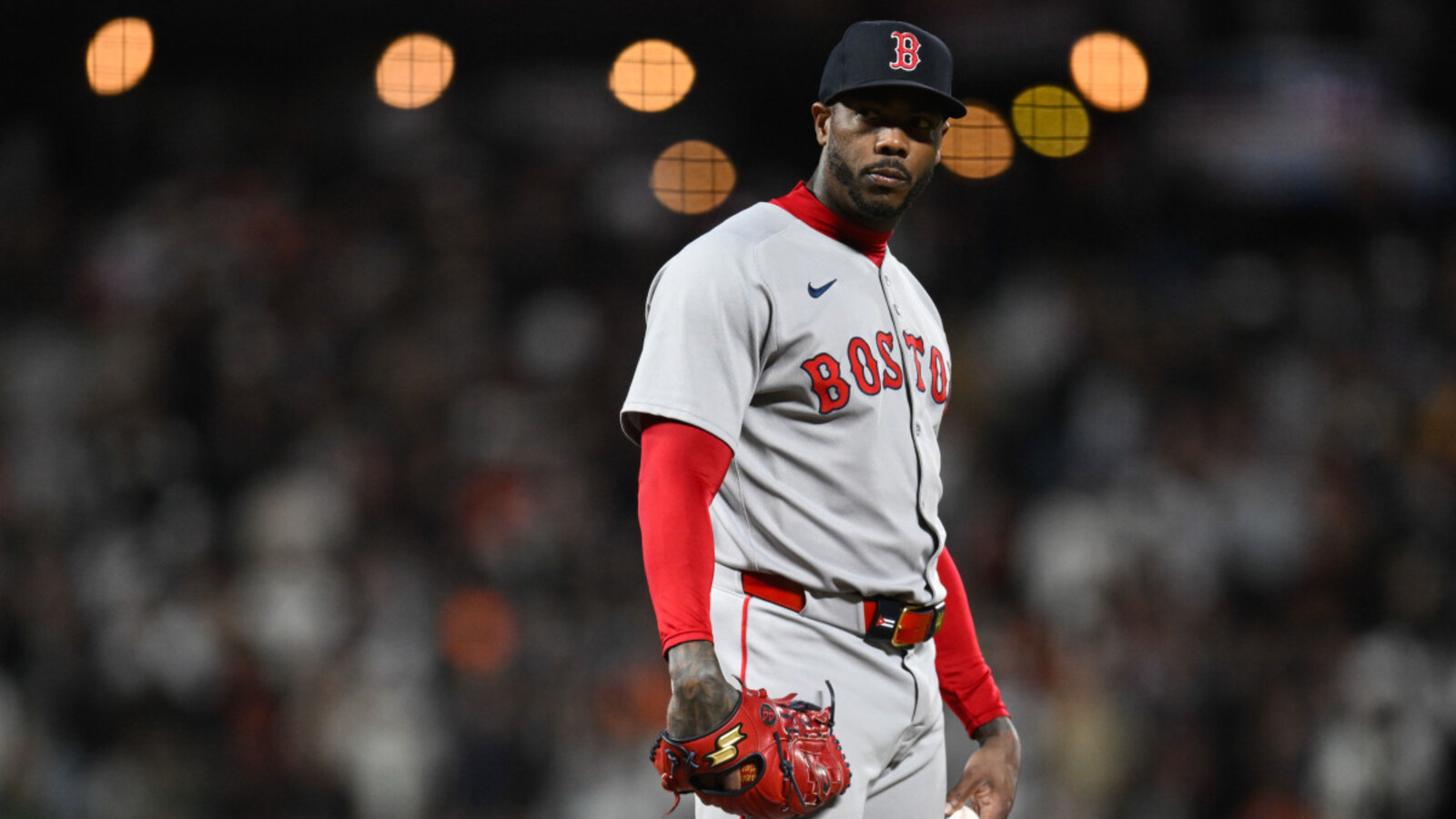 Red Sox Star Aroldis Chapman Has Update After Leaving Dodgers Game ...