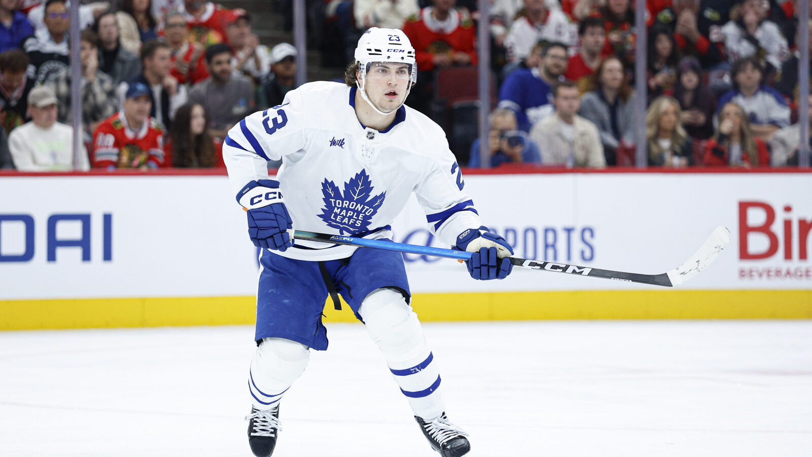 Leafs lineup news: Knies absent from morning skate, Woll projected to ...