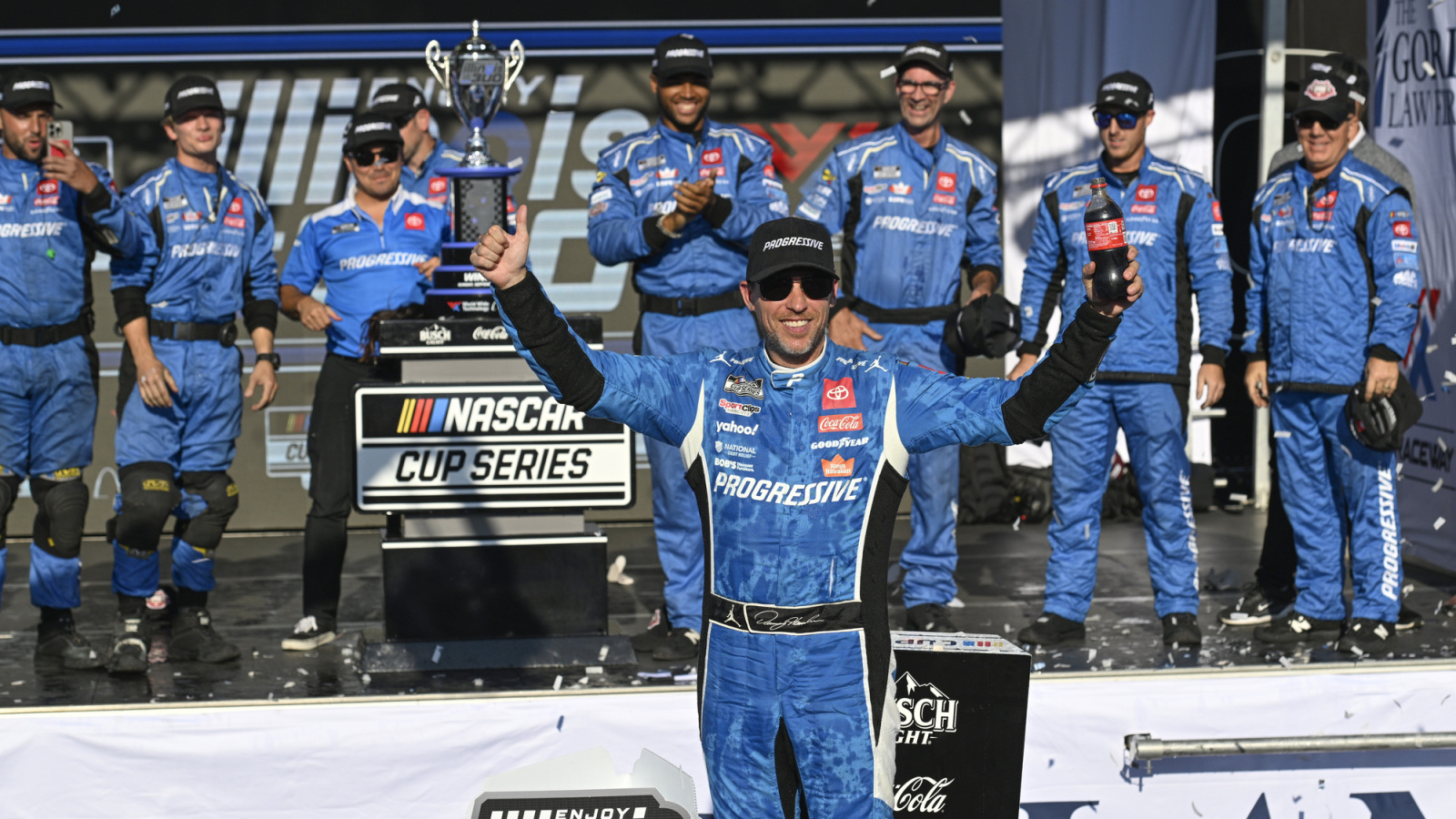 Denny Hamlin Warned Over ‘Reckless’ Move as Kevin Harvick Fears ...