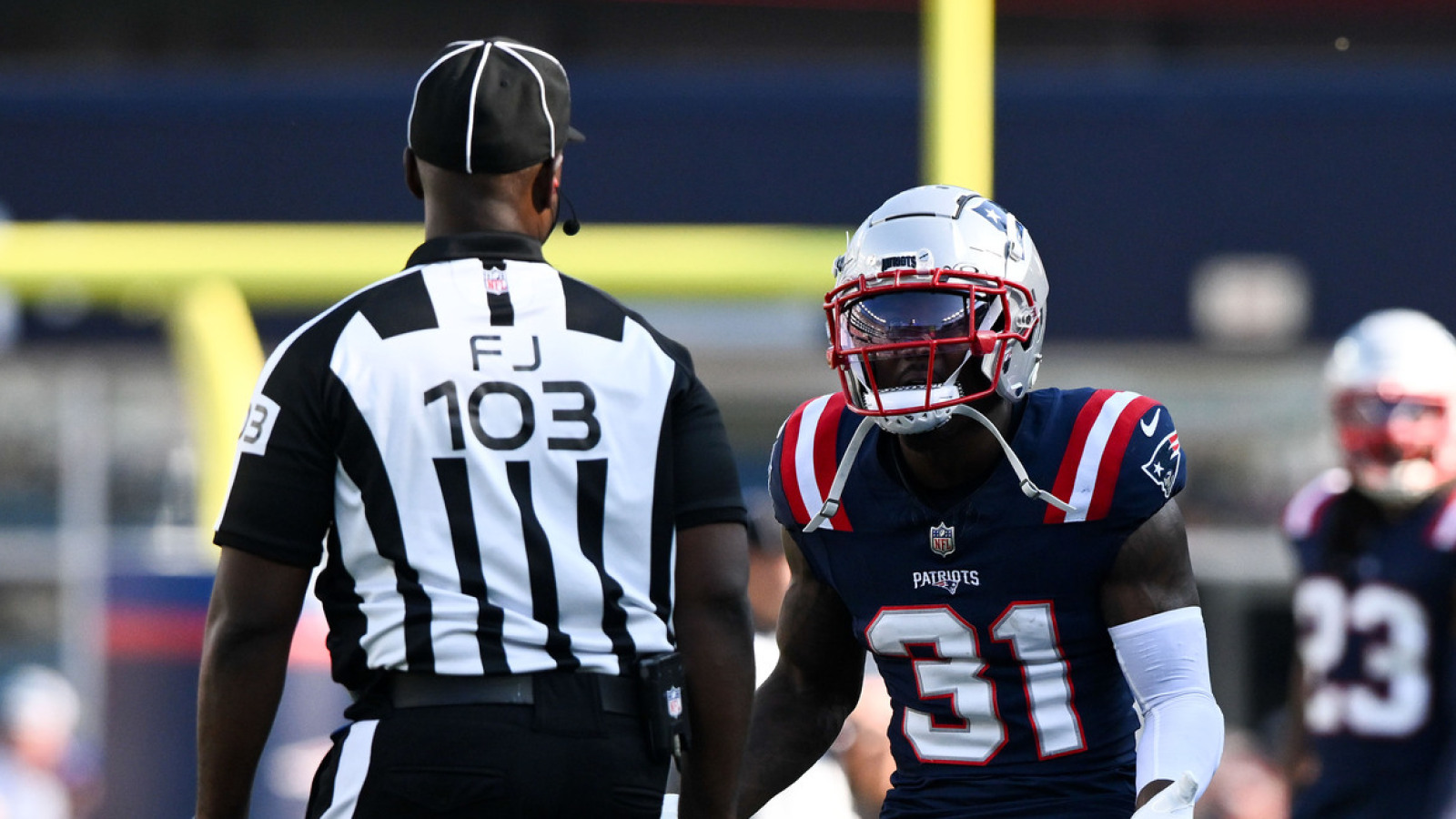 Patriots CB in disbelief over pass interference call that went against ...