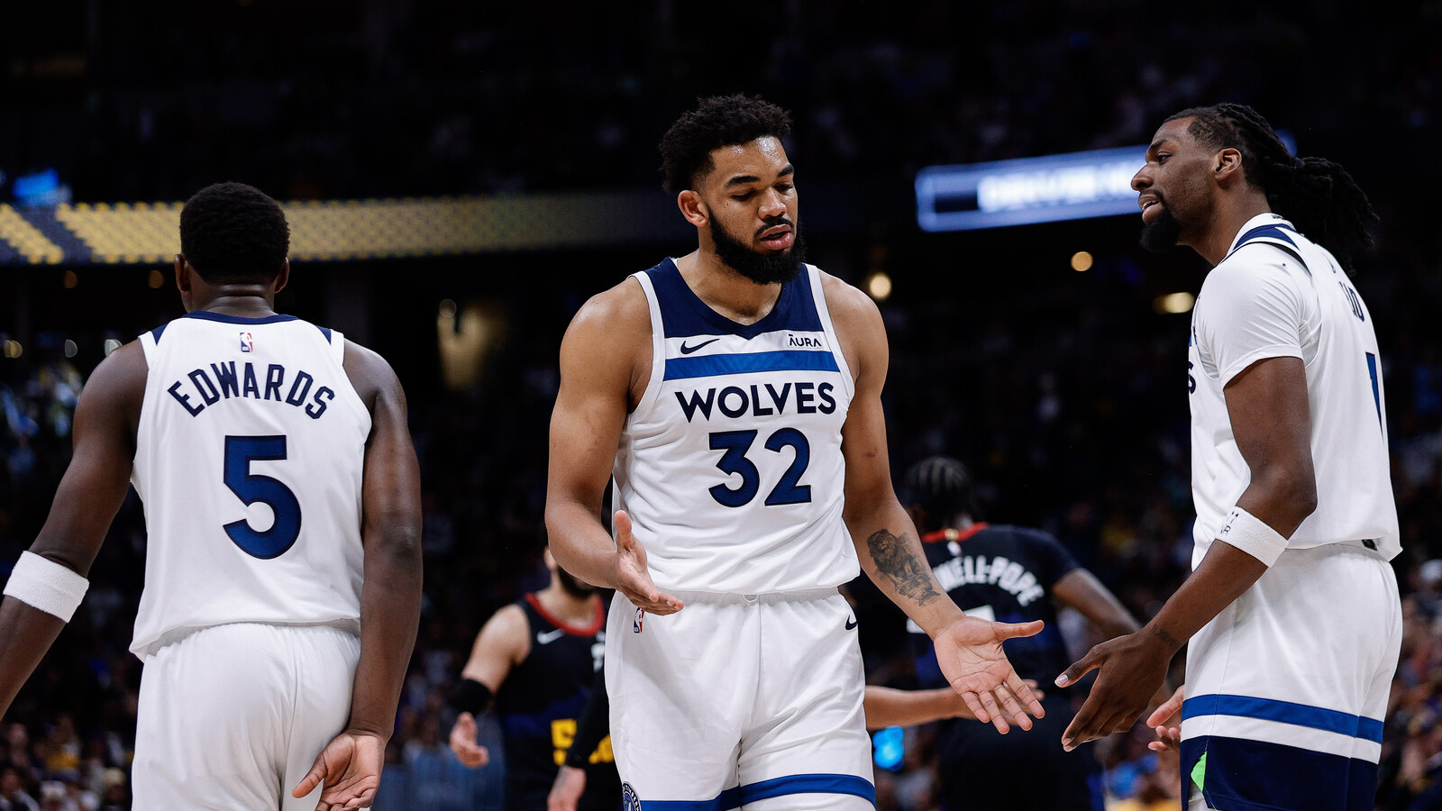 Anthony Edwards and Karl-Anthony Towns on Naz Reid's plus-minus in Game ...