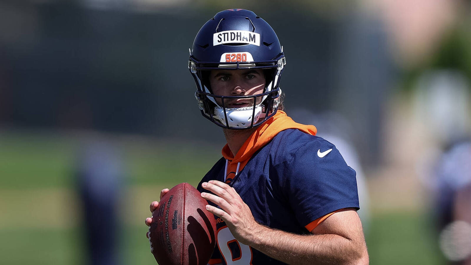 Broncos QB Jarrett Stidham seems poised to fight for starting job ...