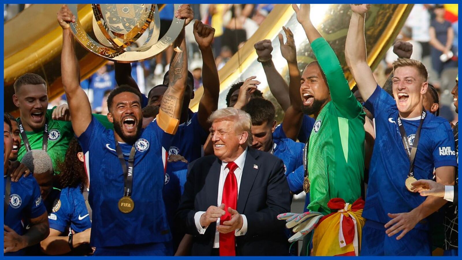 'I guess' – Reece James gives honest views on Donald Trump joining ...