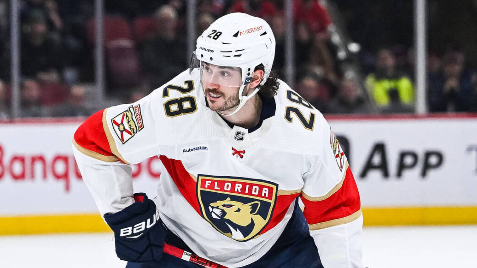 Watch: Panthers defenseman takes shot to the face | Yardbarker