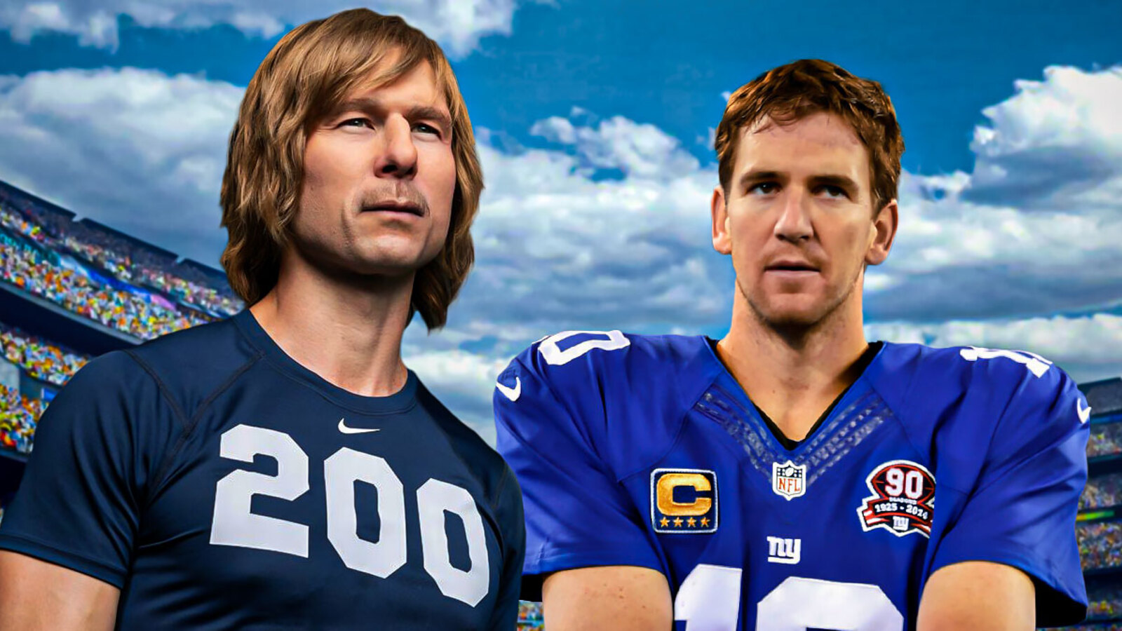 Eli Manning congratulates Glen Powell on Chad Powers premiere day ...