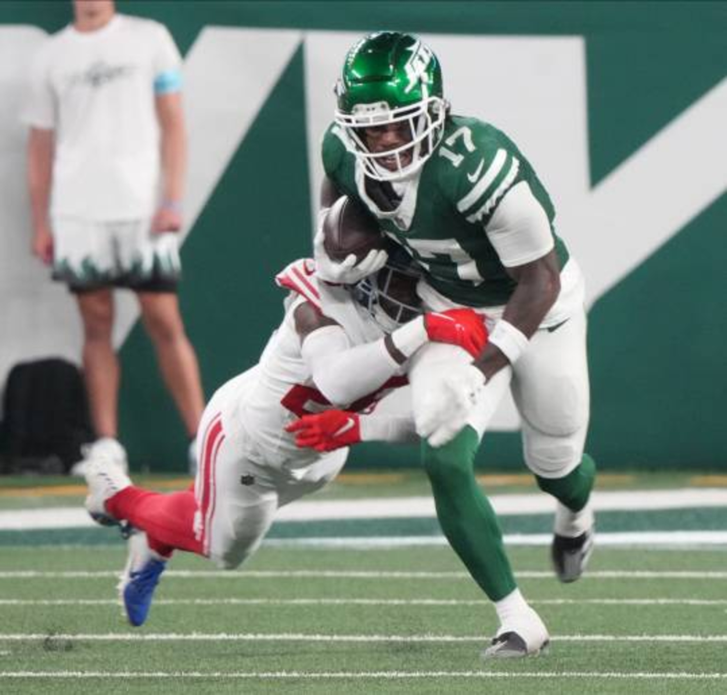 Jets may go in to Wek 1 of 2024 NFL season with rookie WR on the pine ...