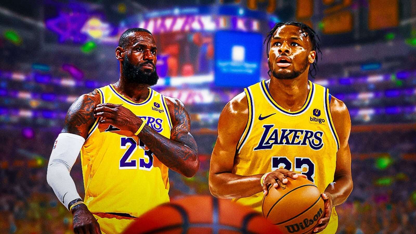 Bronny James-LeBron James Lakers pairing hinted at with pre-draft ...