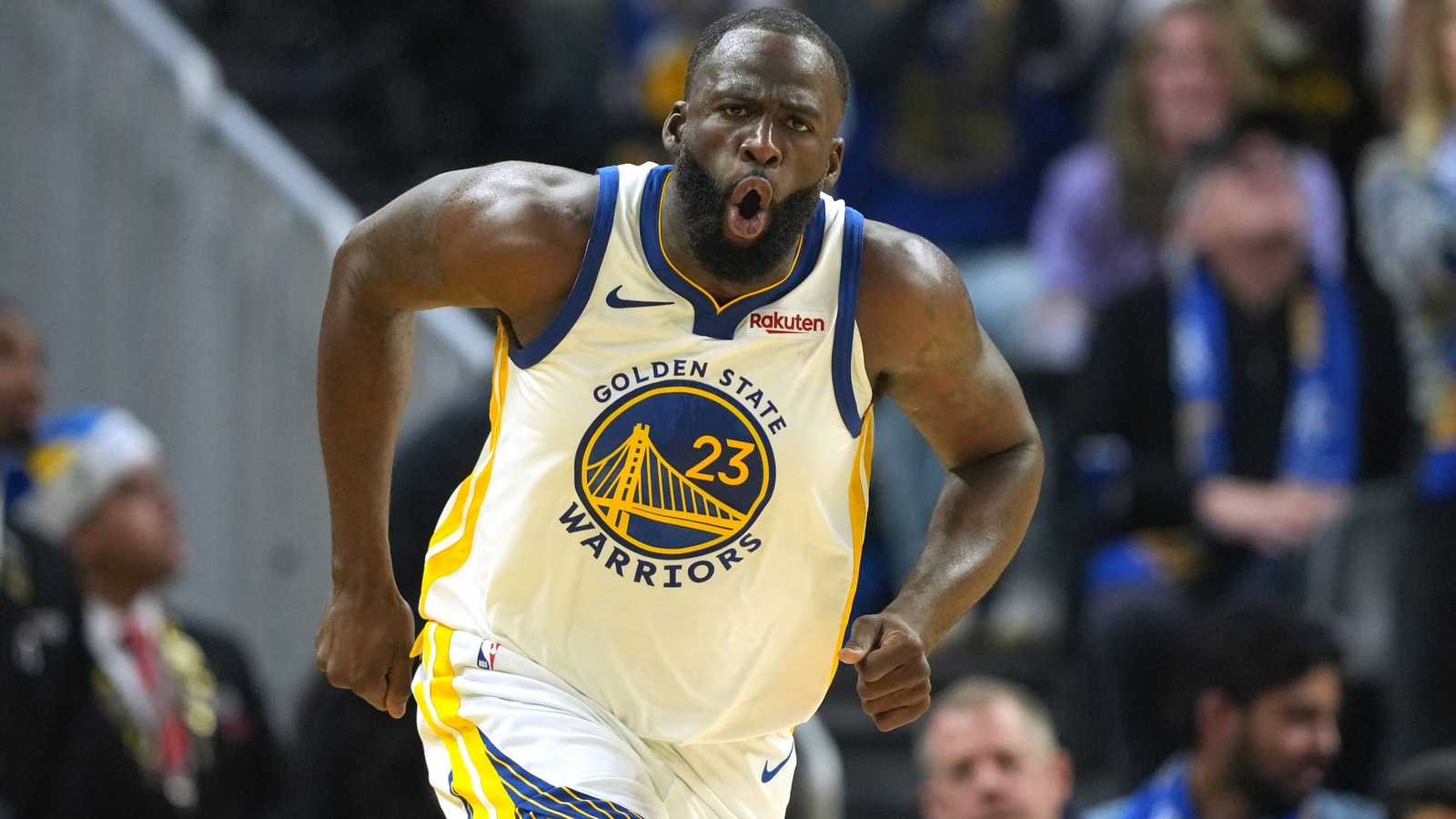 Draymond Green On Talking Trash To 89-Year-Old Nets Superfan Mr. Whammy ...
