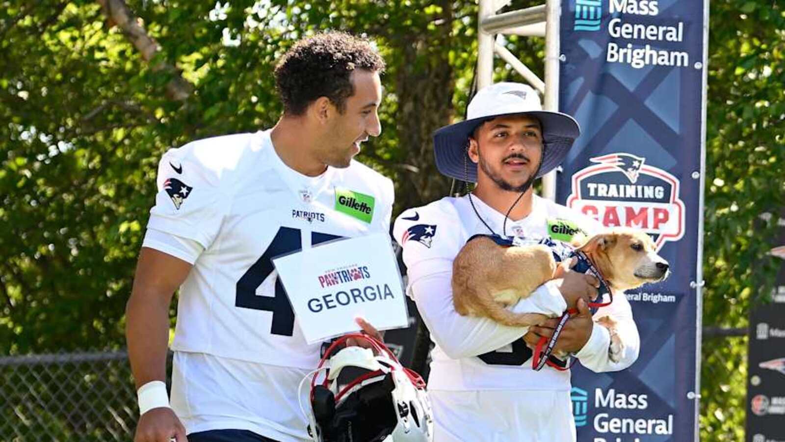 Patriots Rookie Surprised with Puppy at Camp | Yardbarker