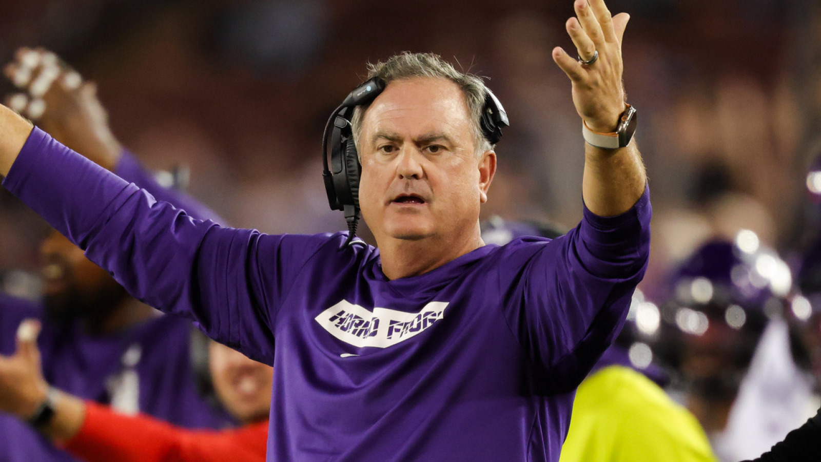 TCU coach ejected in blowout loss to former team | Yardbarker