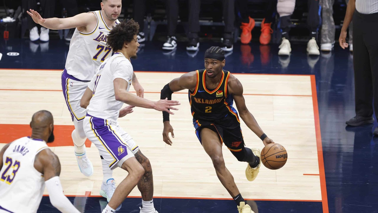 Los Angeles Lakers vs. Oklahoma City Thunder DFS Start ‘Em Sit ‘Em ...