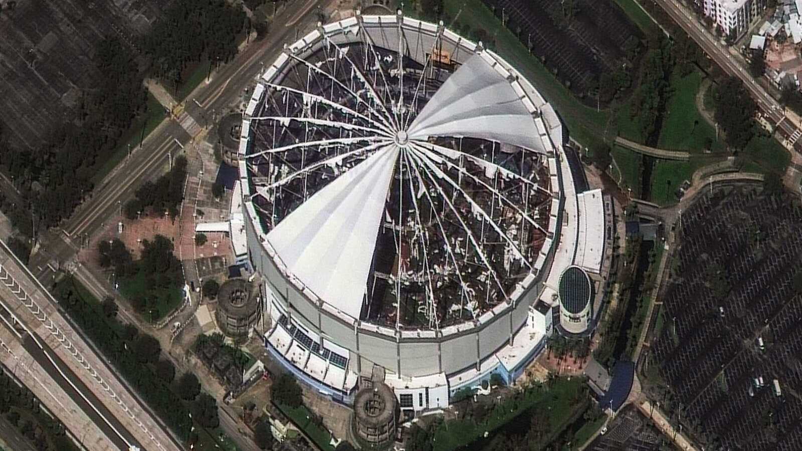 Rays stadium may not be ready for 2025 season after hurricane damage ...