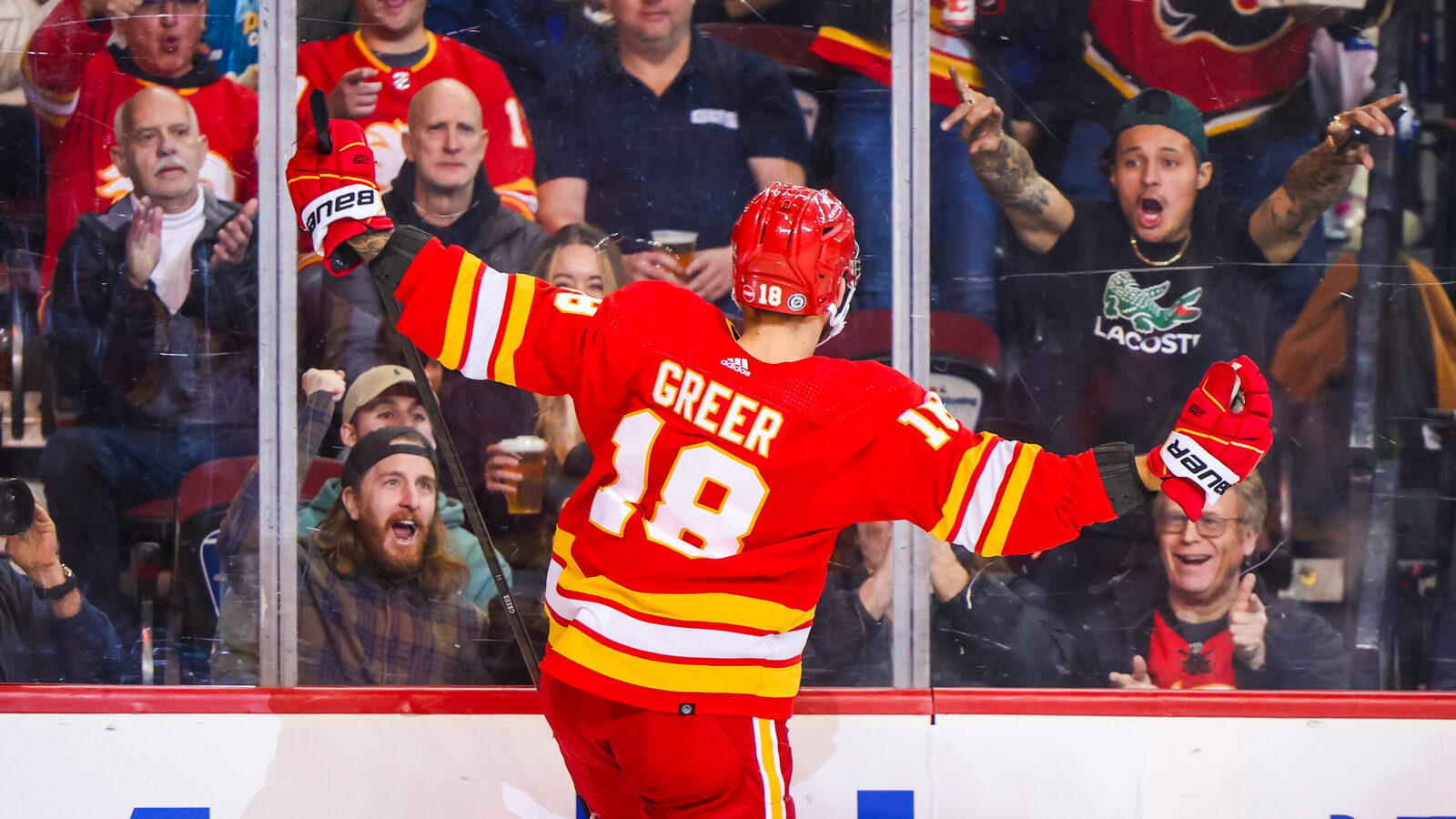 A.J. Greer was an effective member of the Calgary Flames (prior to his ...