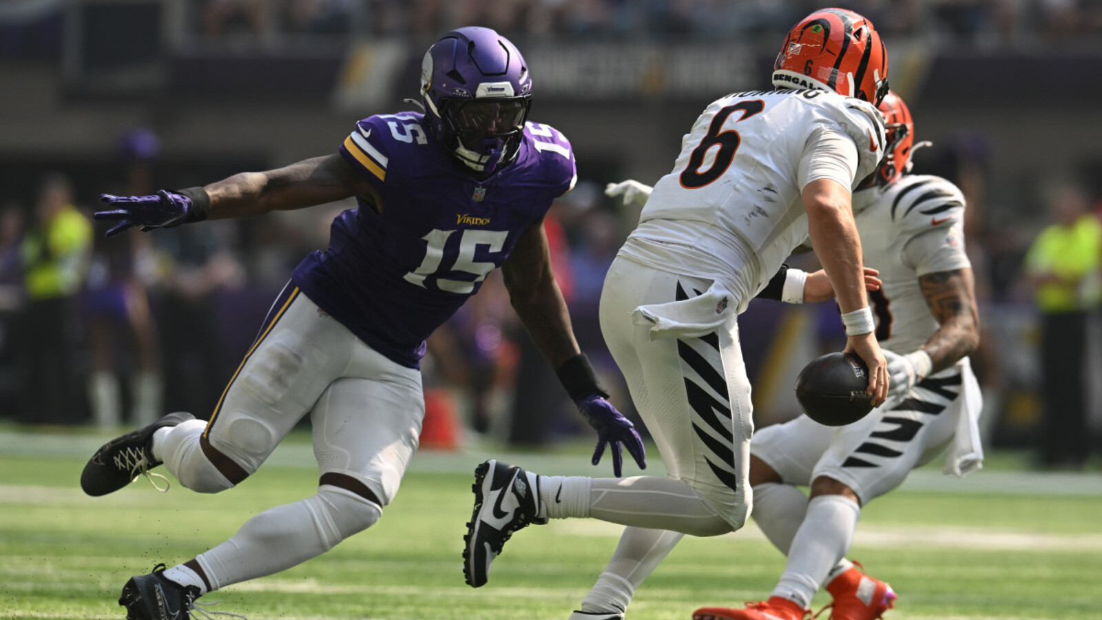 Minnesota Vikings' dominant win highlighted by historic performance and controversial draft pick ...