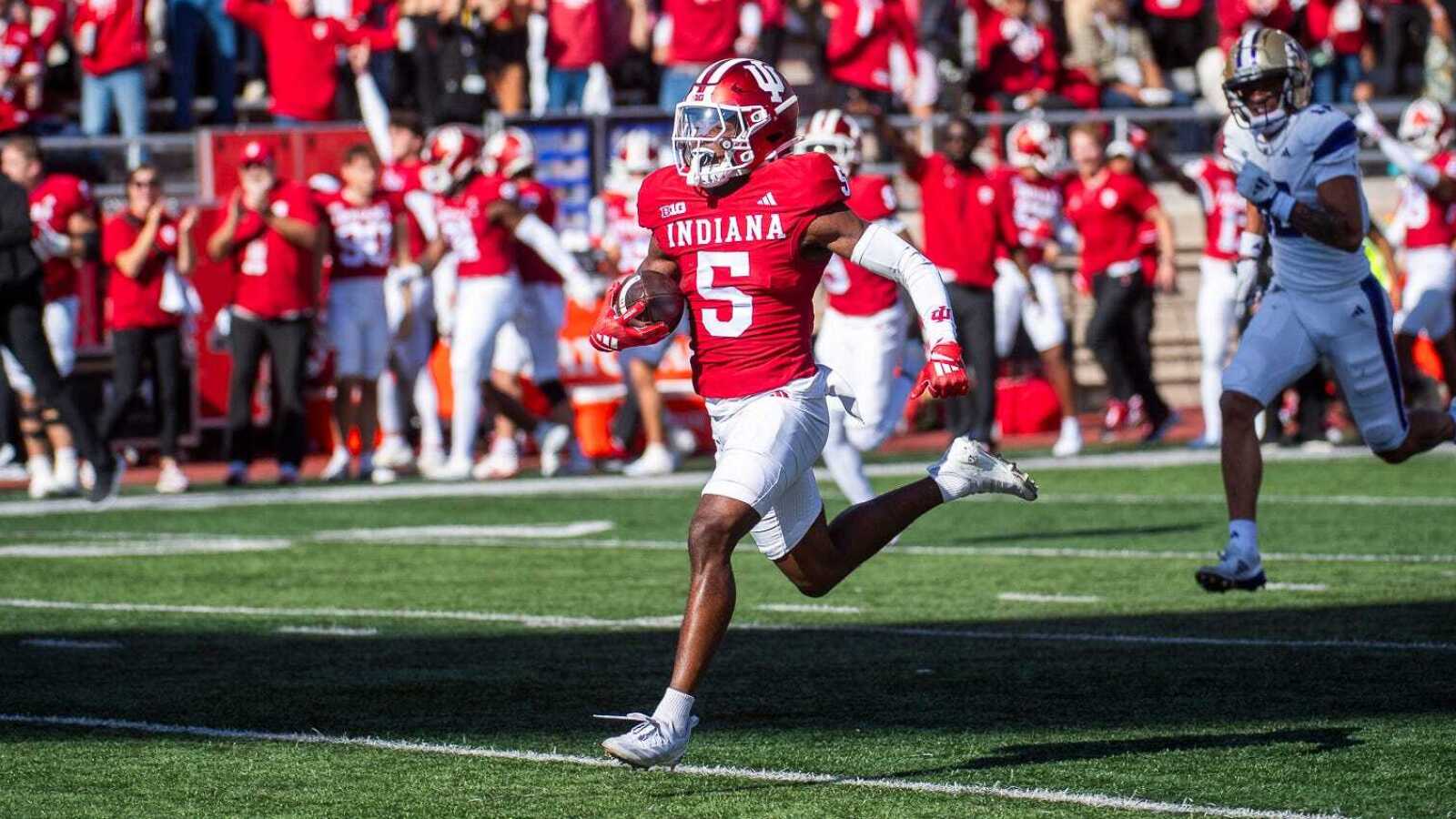 Watch: Indiana star CB intercepts Washington QB twice in first half ...