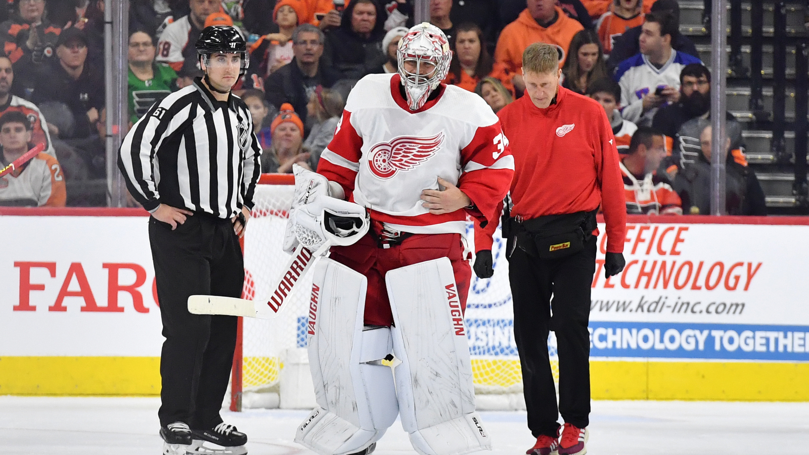 Detroit Red Wings place Alex Lyon on IR, call up Simon Edvinsson ...