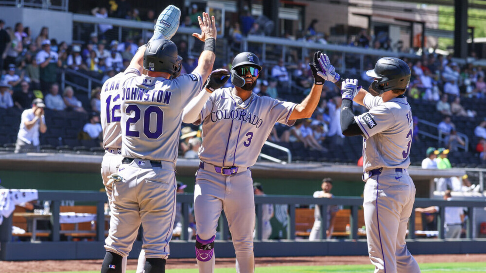 Watch: Rockies erupt for 23 runs in dominant win over Athletics ...