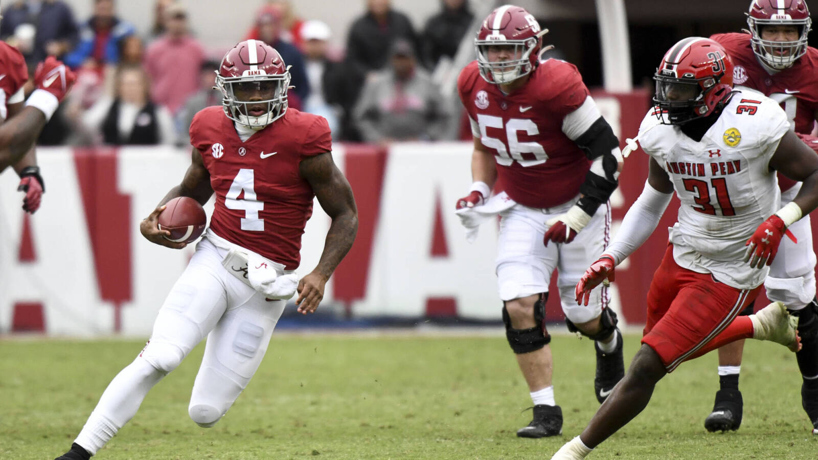 Jalen Milroe and Ty Simpson excelled in Alabama’s first spring ...