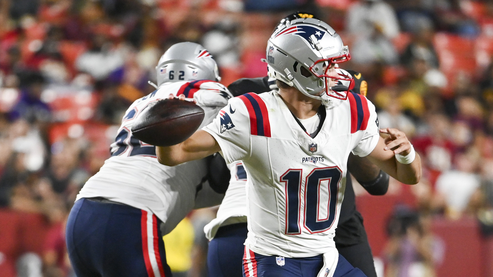 Patriots insider touches upon continued growth of QB Drake Maye ...