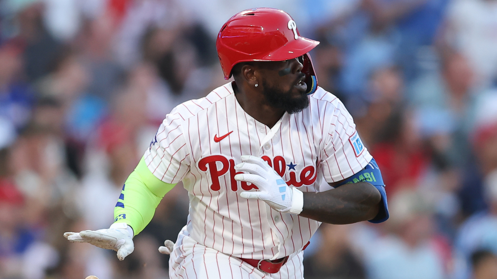 Phillies need all hands on deck in the OF after Adolis Garcia injury ...