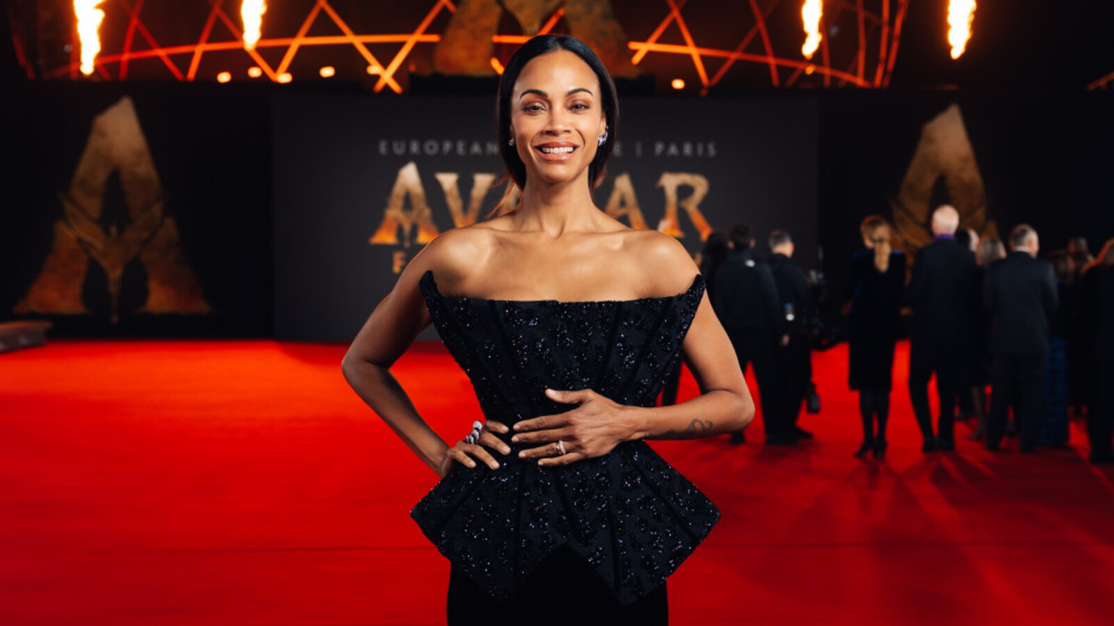 Zoe Saldana is trying to rack her brain around Generation Alpha slang ...