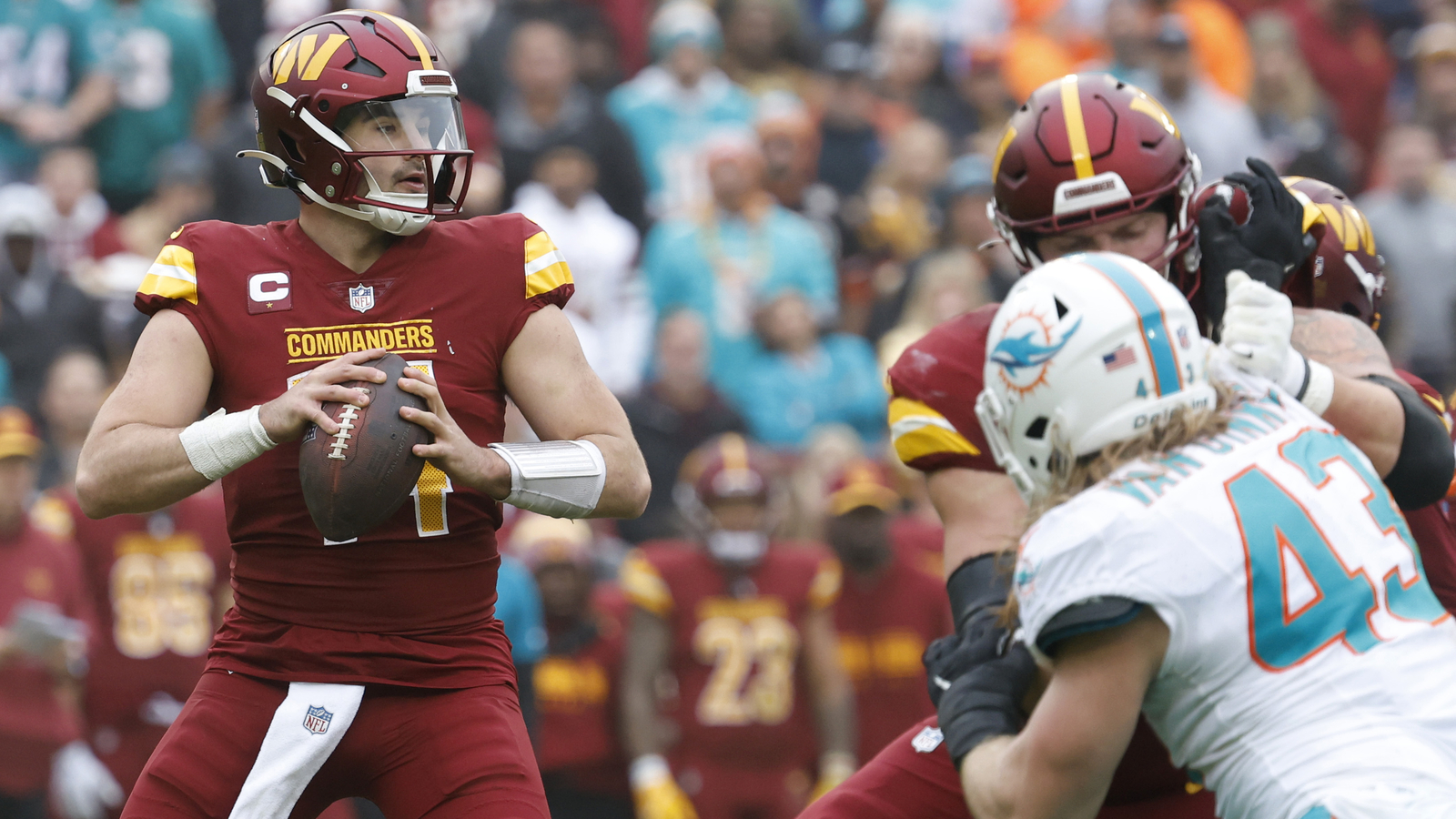 Commanders QB Sam Howell earns impressed take from Rams coach Sean ...