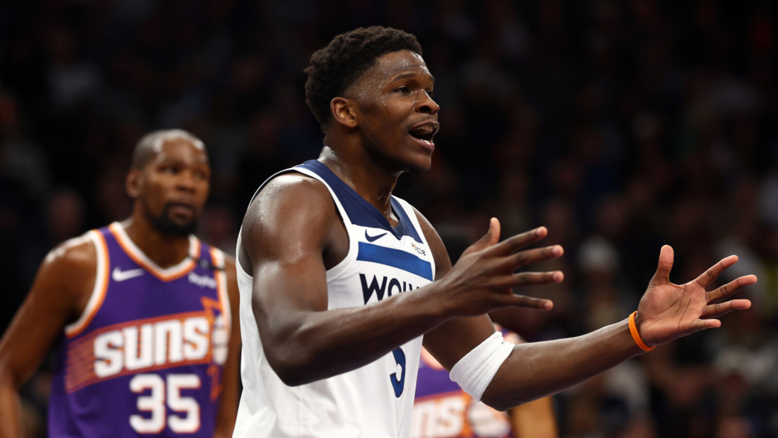 Anthony Edwards Hold Backs Angry Coach After Ejection | Yardbarker