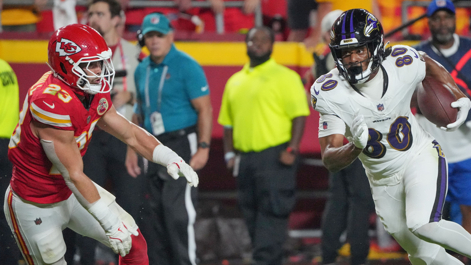 Watch: Ravens lose opener to Chiefs by an Isaiah Likely toe | Yardbarker