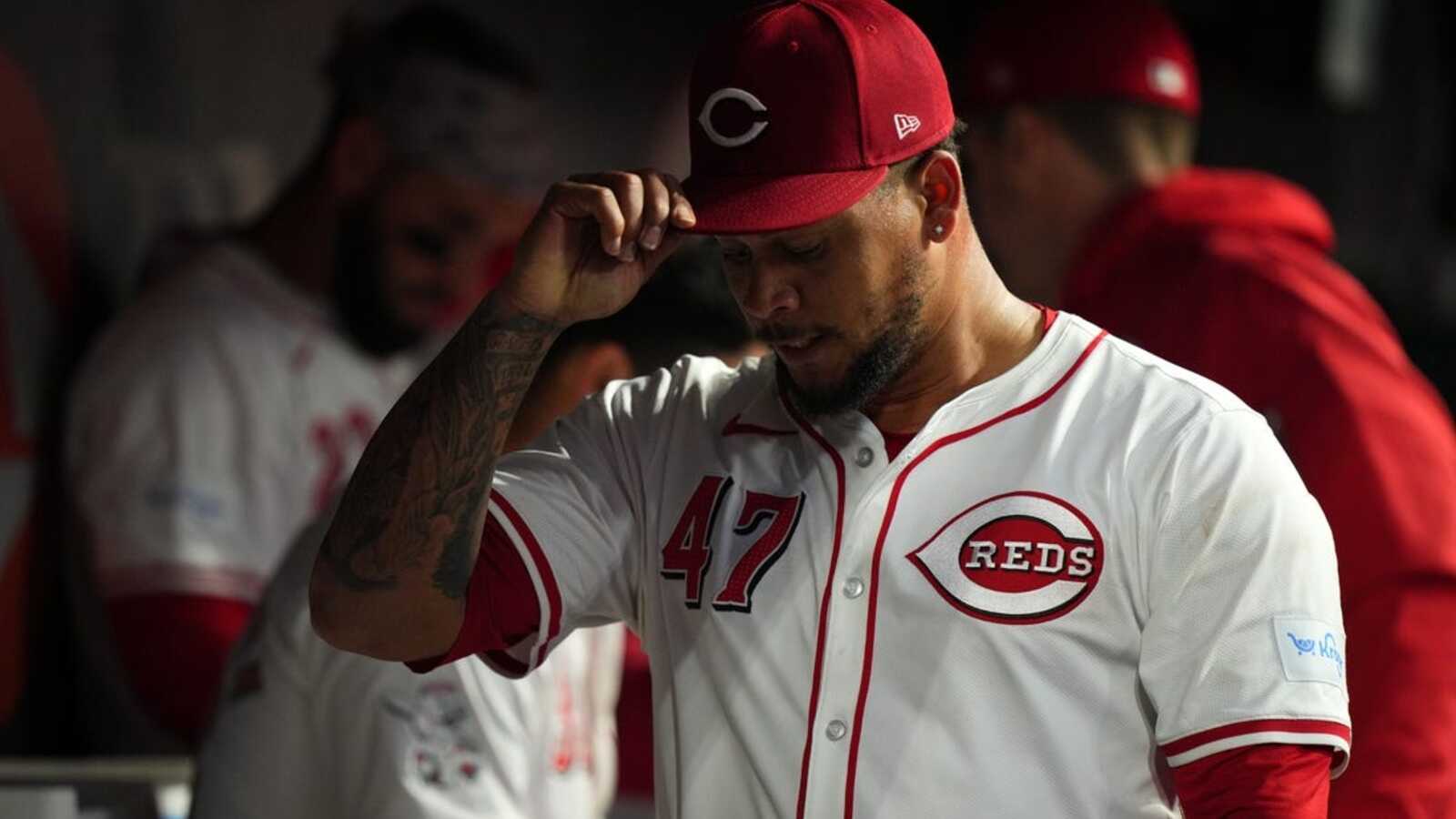 Reds RHP Frankie Montas (forearm) departs after three batters | Yardbarker