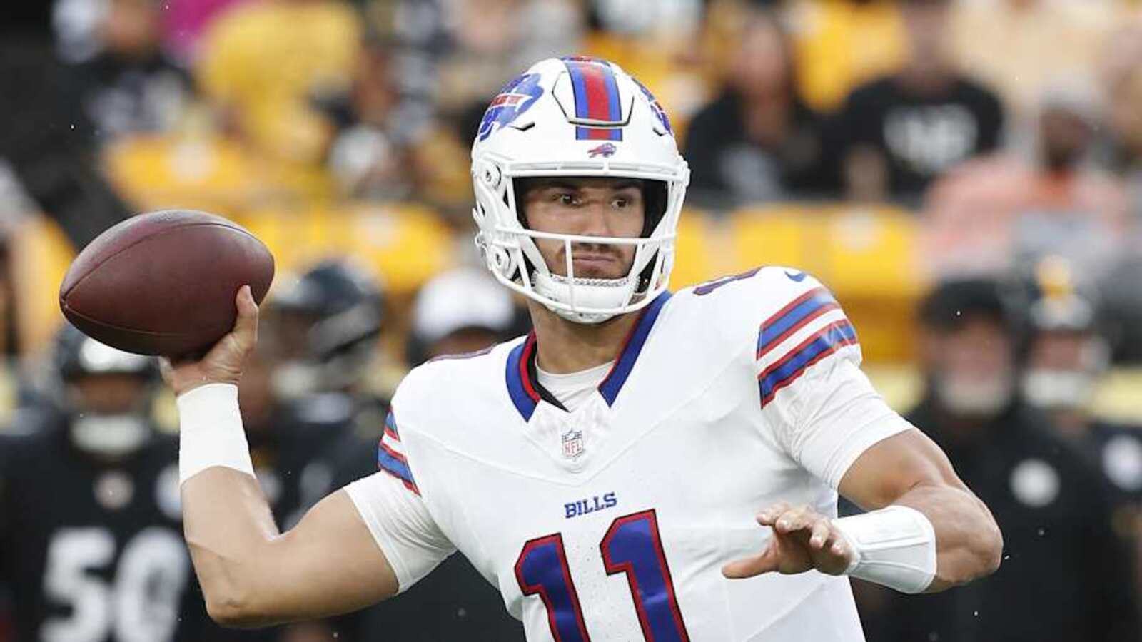 Tony Romo joked about Mitch Trubisky's roster status in Bills' blowout ...