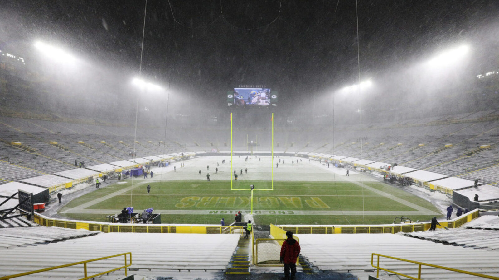 Legendary NFL Stadium Hit By Major Snowstorm On Thursday | Yardbarker